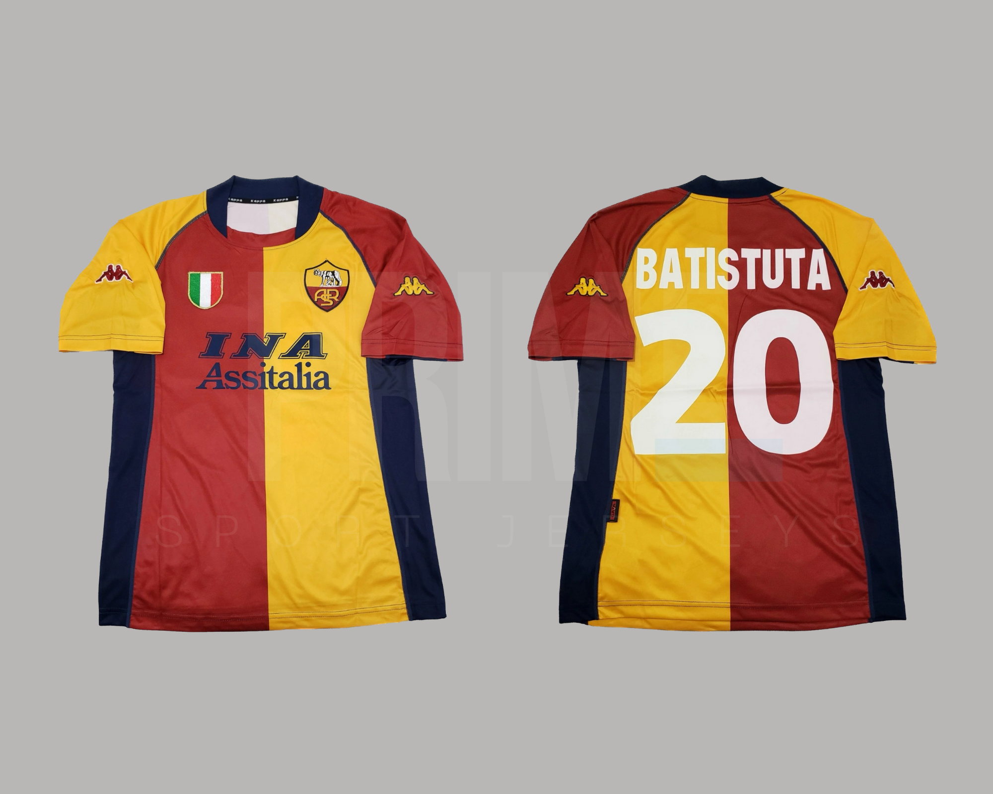 AS Roma 2001/02 local europeo – Prime Sport Jerseys