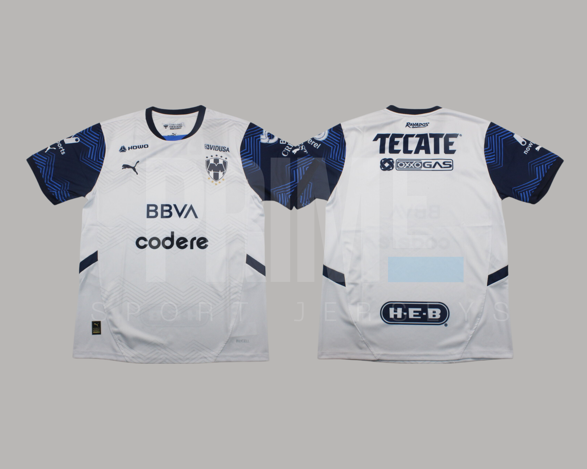 Rayados De Monterrey 2024 25 Visita Versión Jugador Prime Sport Jerseys