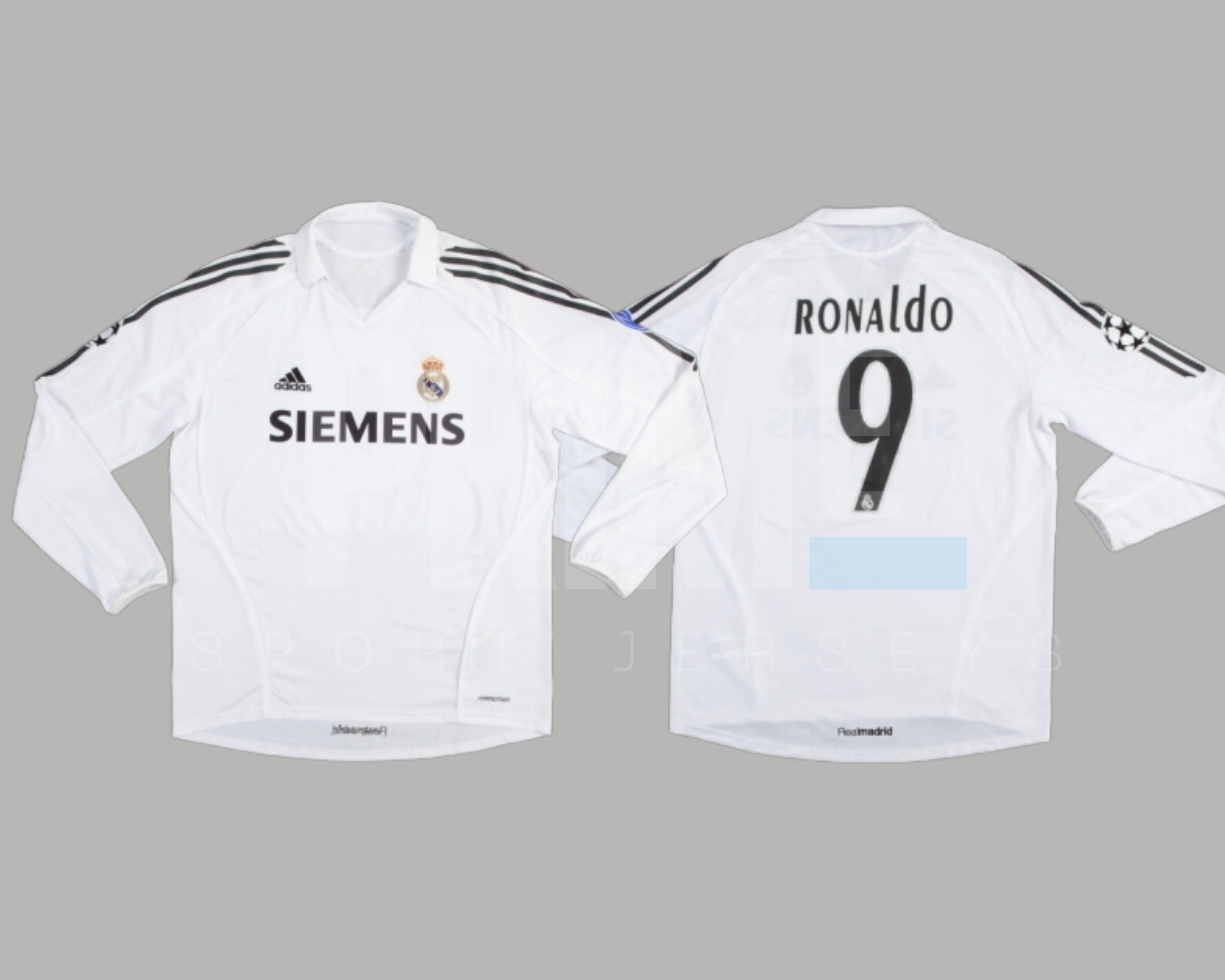 Real Madrid 2005/06 local manga larga – Prime Sport Jerseys